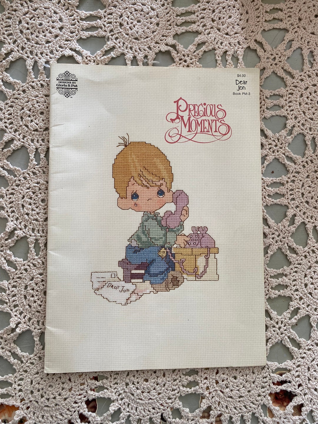 Precious Moments Cross Stitch Book PM-3 (1982) - Etsy