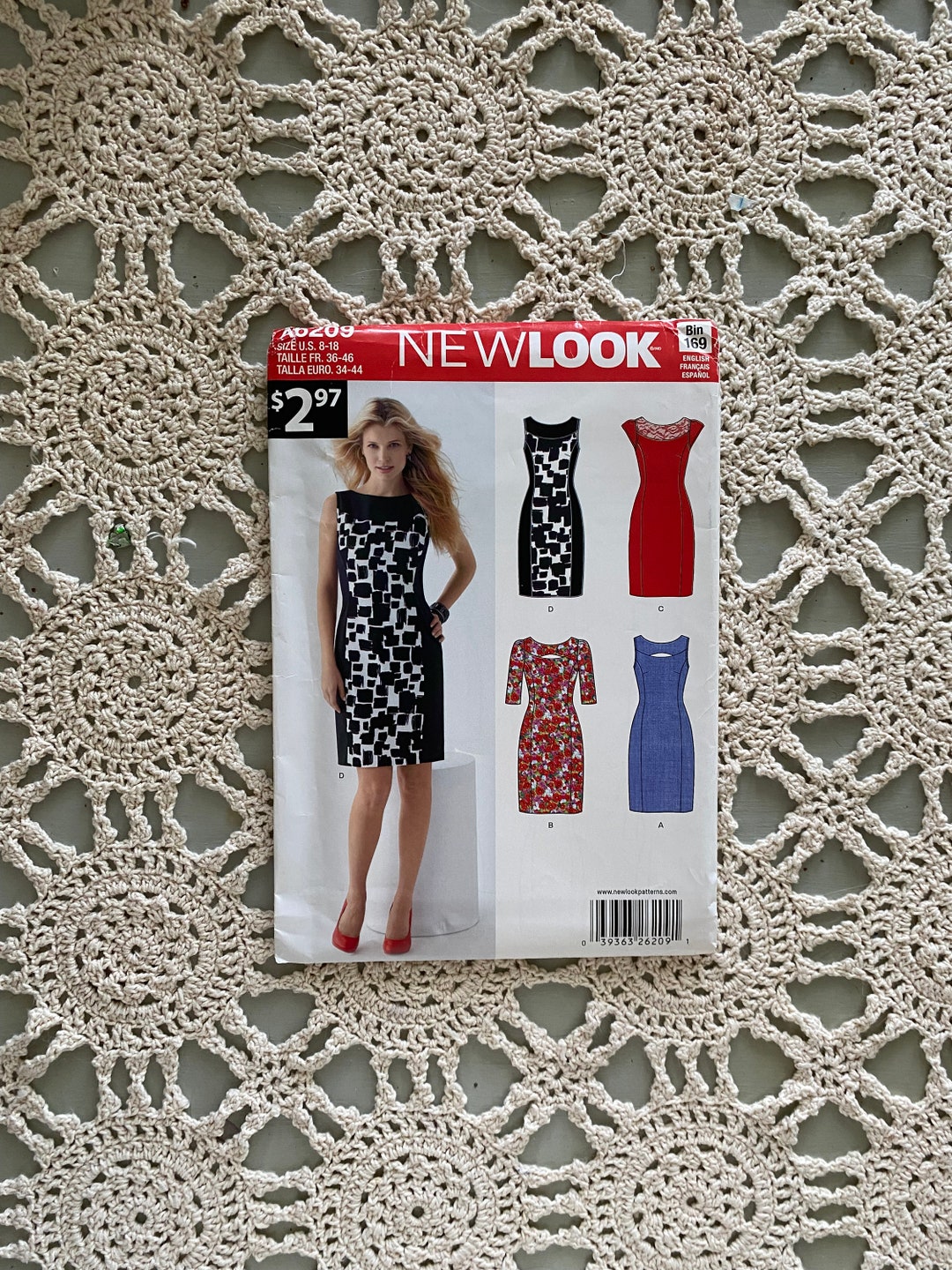 New Look Pattern #A6209 (2013) Misses' Dress UNCUT - Etsy