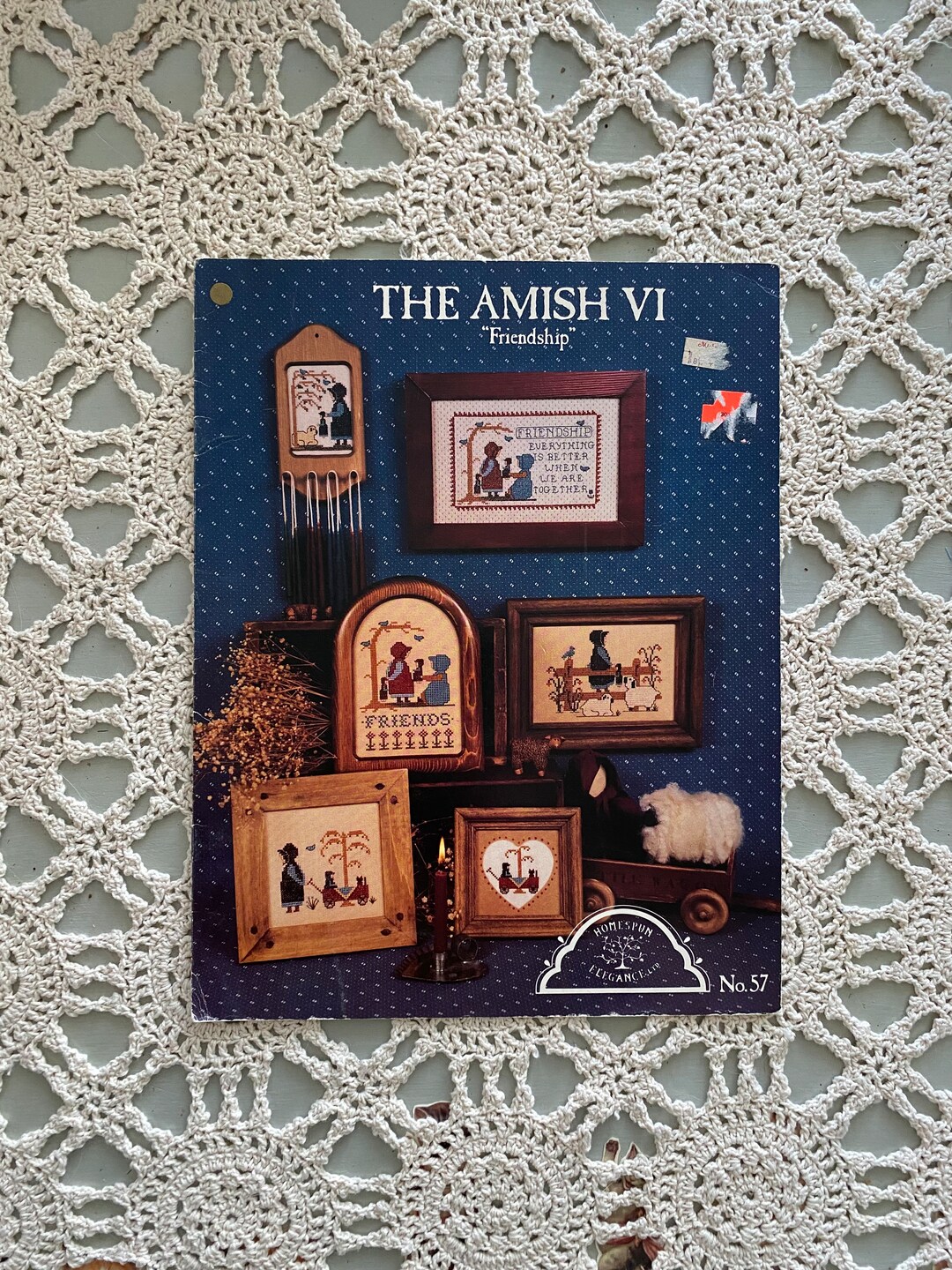 The Amish VI "friendship" (1986) Cross Stitch Pamphlet #57 - Etsy