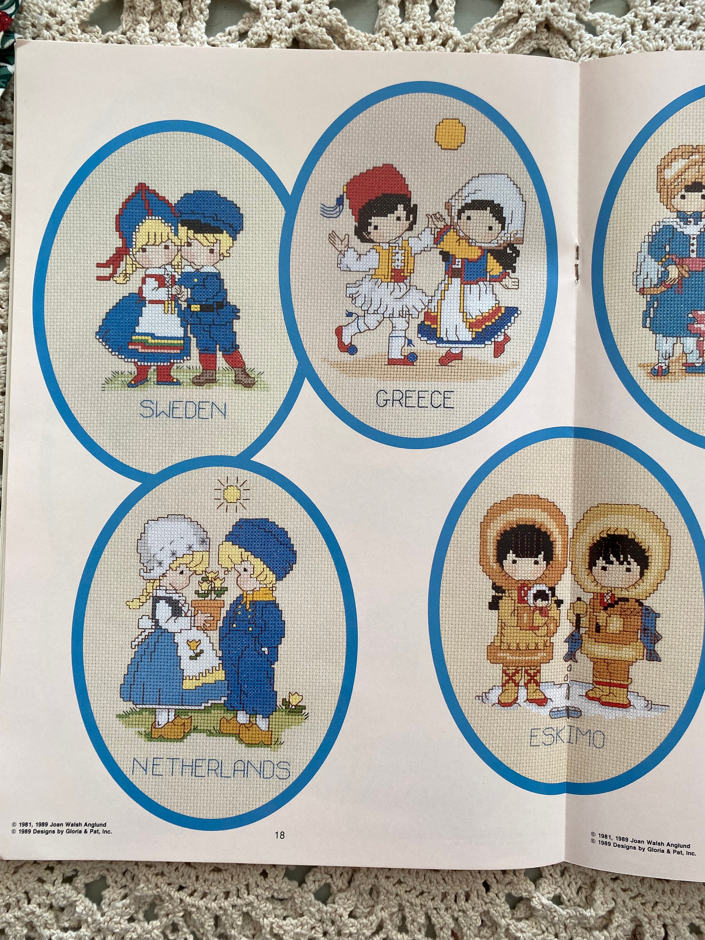 Designs by Gloria & Pat Cross Stitch Book 1989 Love One Another Book 65 ...