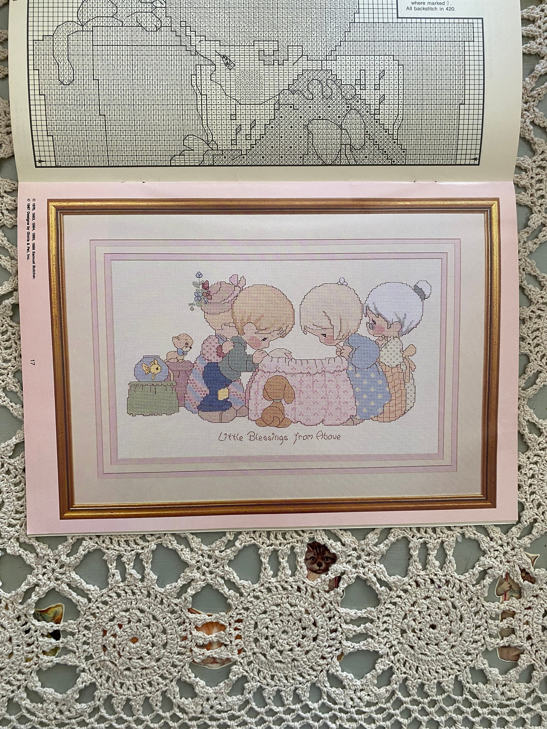 Precious Moments Uncle Sam Cross Stitch Pattern Book PM-15 (1987) - Etsy