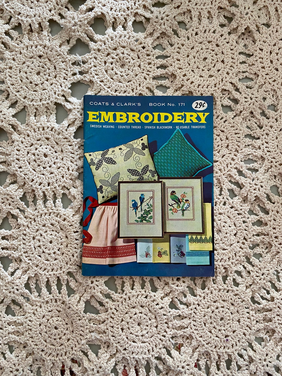 Coat's & Clark's Book No. 171 Embroidery Including Transfers (1966) - Etsy