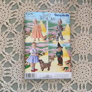 Simplicity Pattern #4024 the Wizard of Oz Costumes UNCUT - Etsy