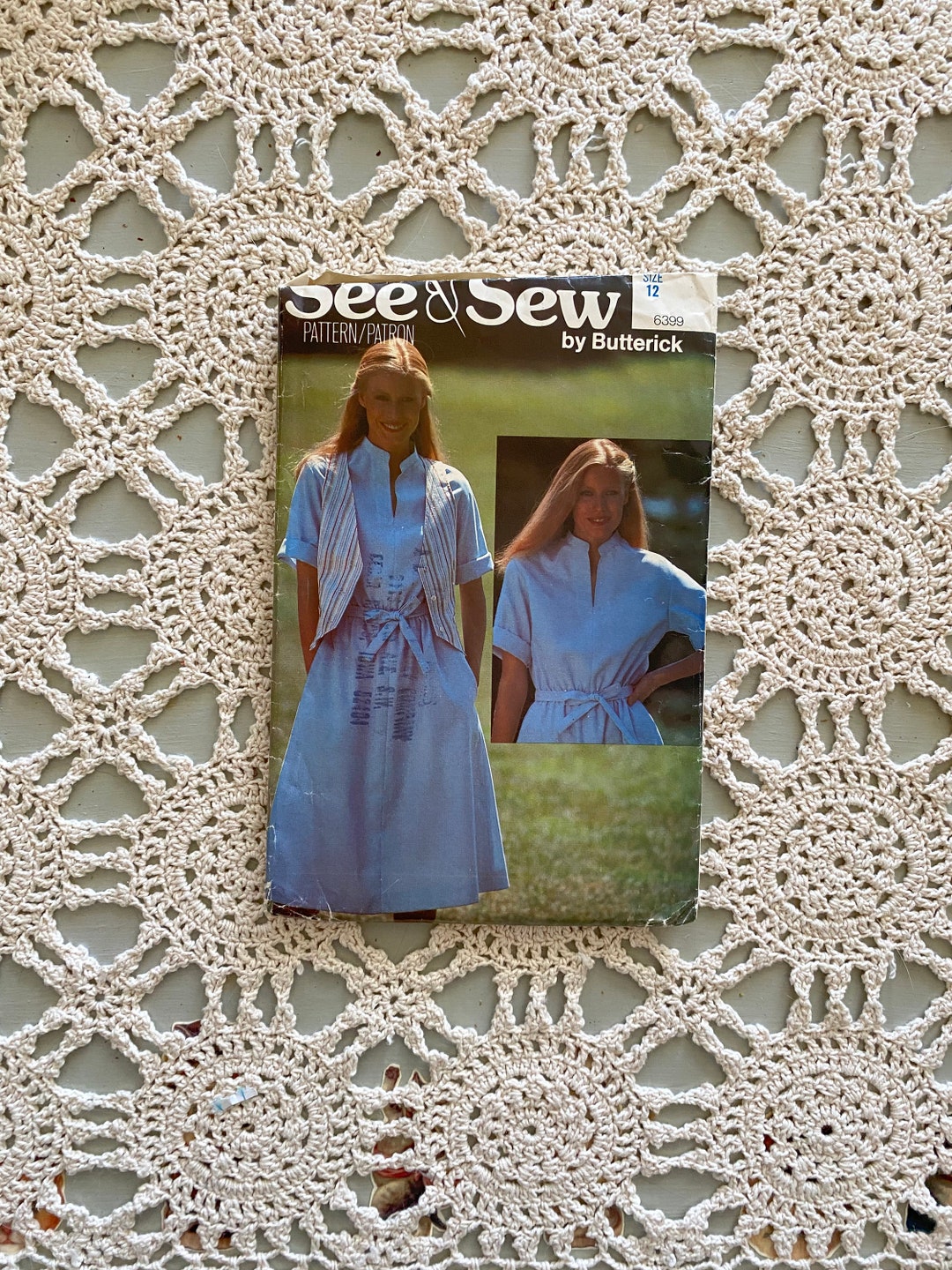 Butterick See & Sew Pattern #6399 Misses Reversible Vest, Dress and ...