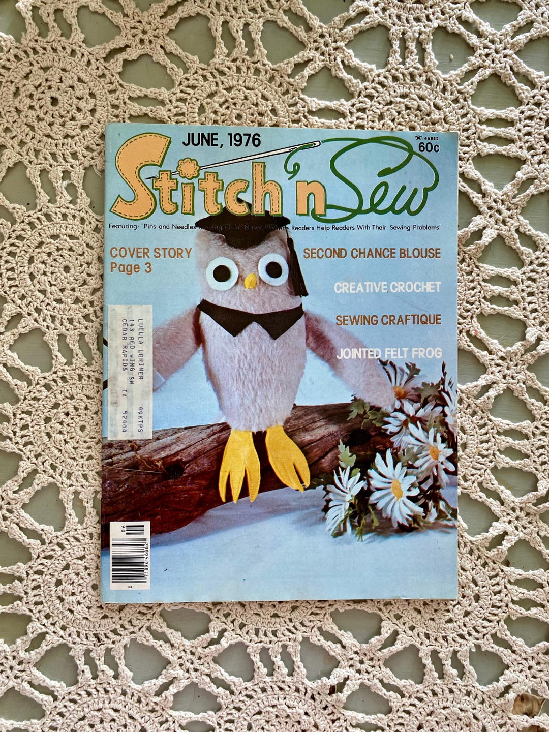 Stitch N Sew Magazine - June 1976 Issue - Etsy