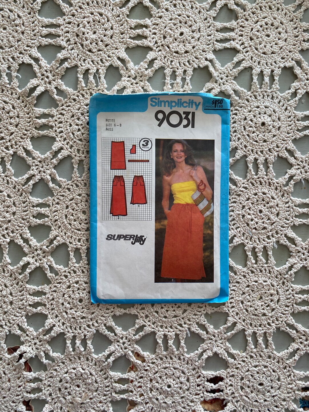 Simplicity Pattern #9031 (1979) Misses' Super Jiffy Skirt in Two ...
