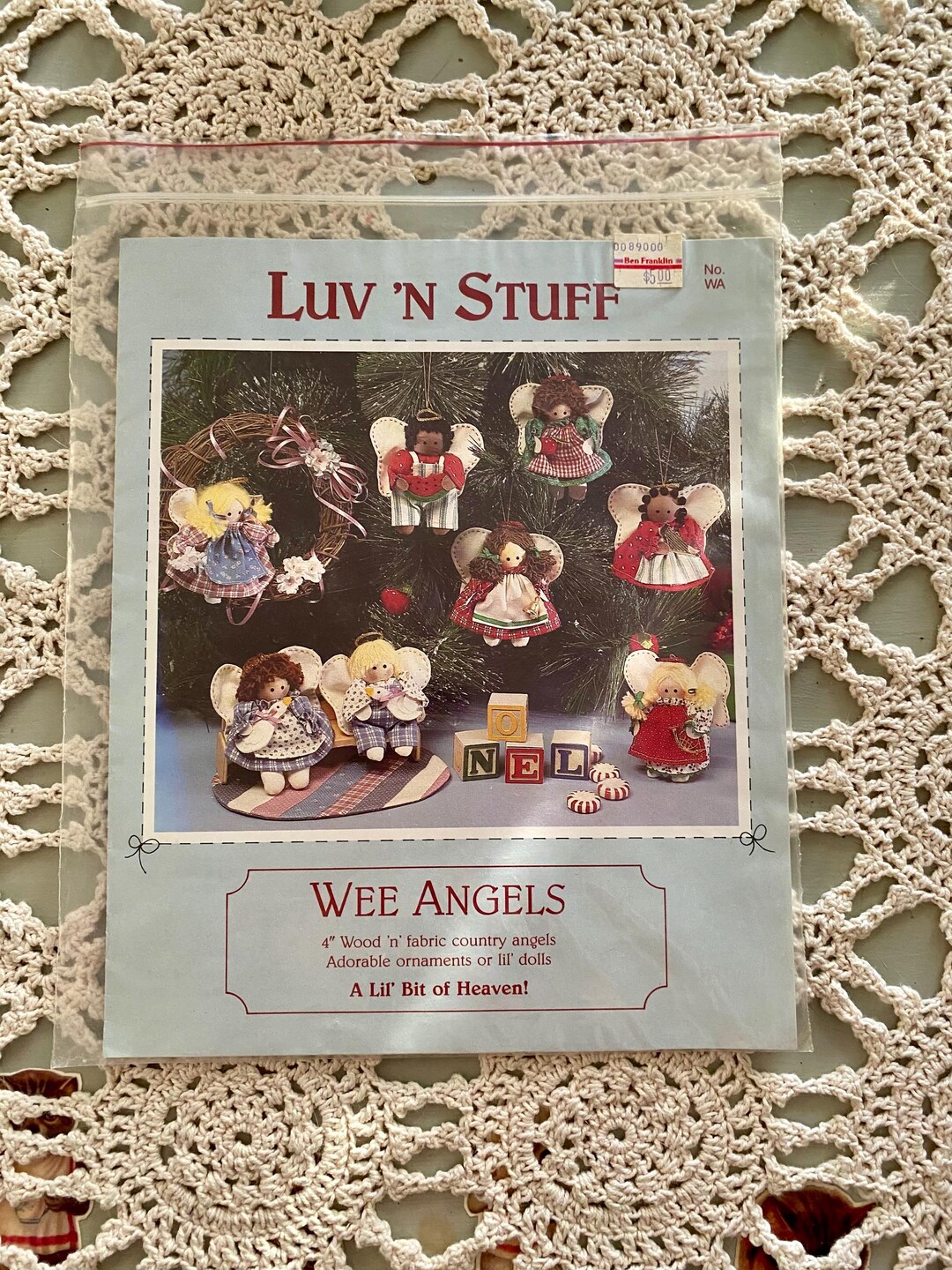 Wee Angels Fabric Country Angels (1987) - Etsy