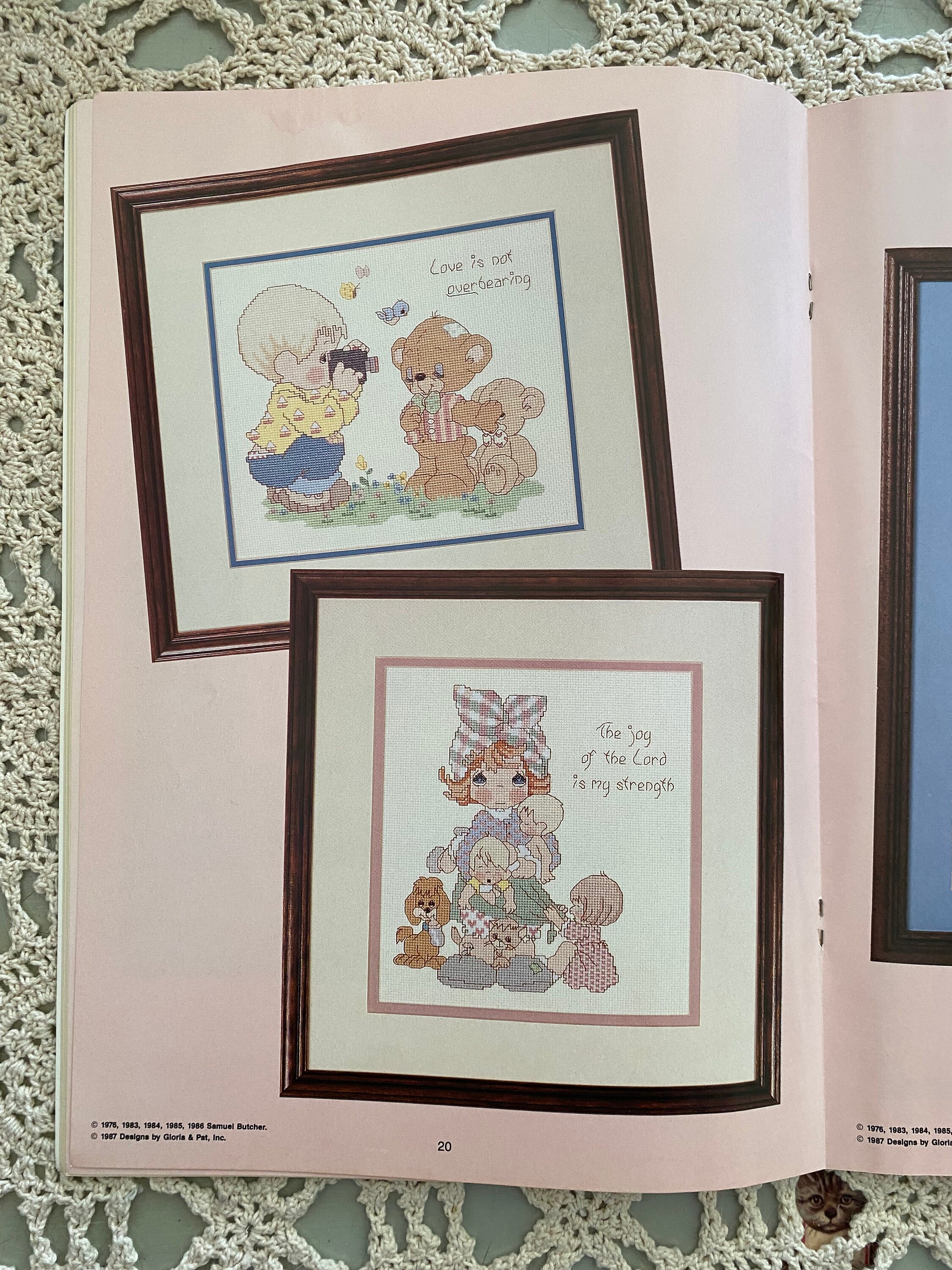 Precious Moments Uncle Sam Cross Stitch Pattern Book PM-15 (1987) - Etsy