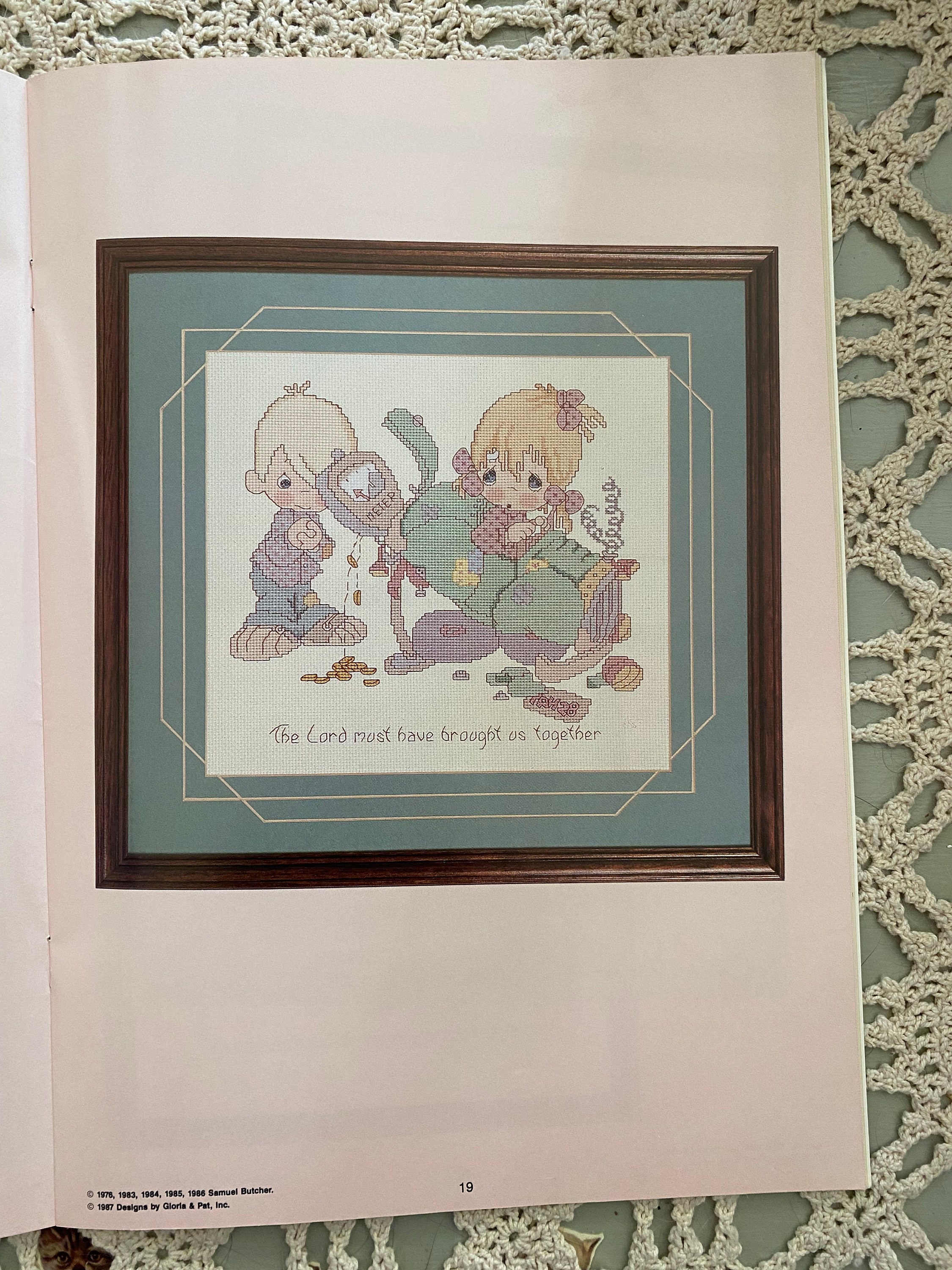 Precious Moments Uncle Sam Cross Stitch Pattern Book PM-15 (1987) - Etsy