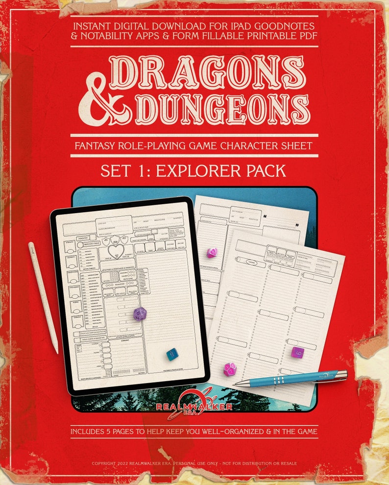 Dnd Explorer’S Pack 5E _ Explorer’S Pack Download – CRHM