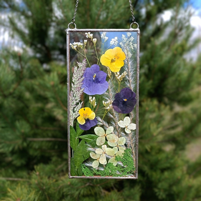 Framed Dried Flowers - Etsy
