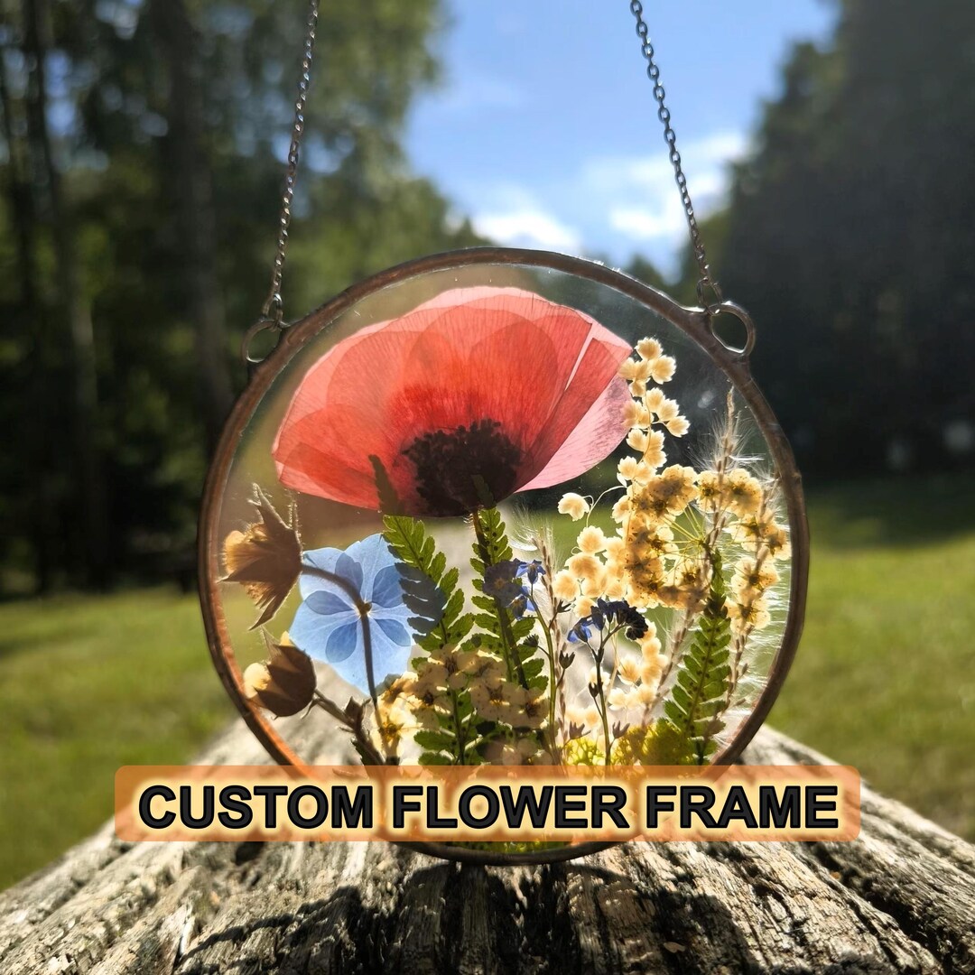 Create Your Own Pressed Flower Frame With Real Dried Blooms - Etsy