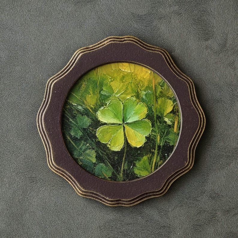Original Round Photo Frame, Small Picture Frames - Frame Color Choice ...