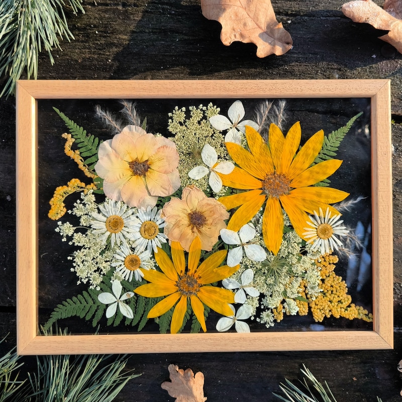 Dried Flower Art - Etsy
