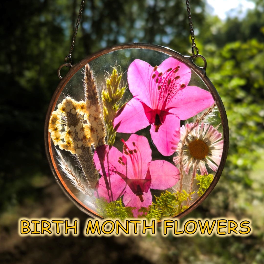 CUSTOM Birth Flowers Decor Birth Flower Arrangement Birthday Gift Birth ...