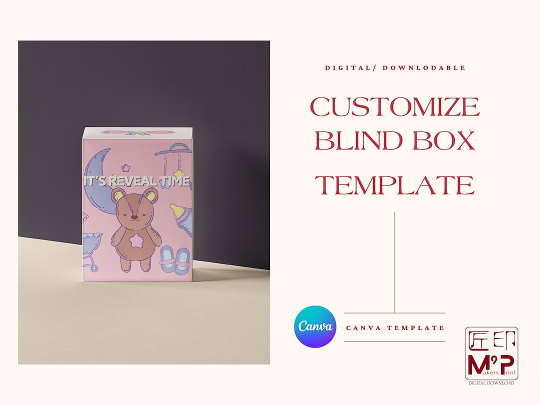 Custom Blind Box Template | Popmart Style Gift | Personal Unique ...