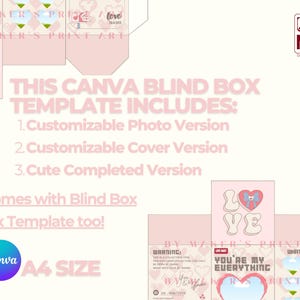 Custom Blind Box Template: DIY Personalized Proposal Gift for Her ...