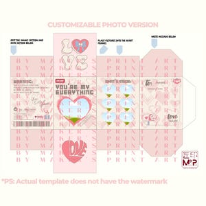Custom Love Blind Box Template: DIY Proposal Gift (digital Download ...