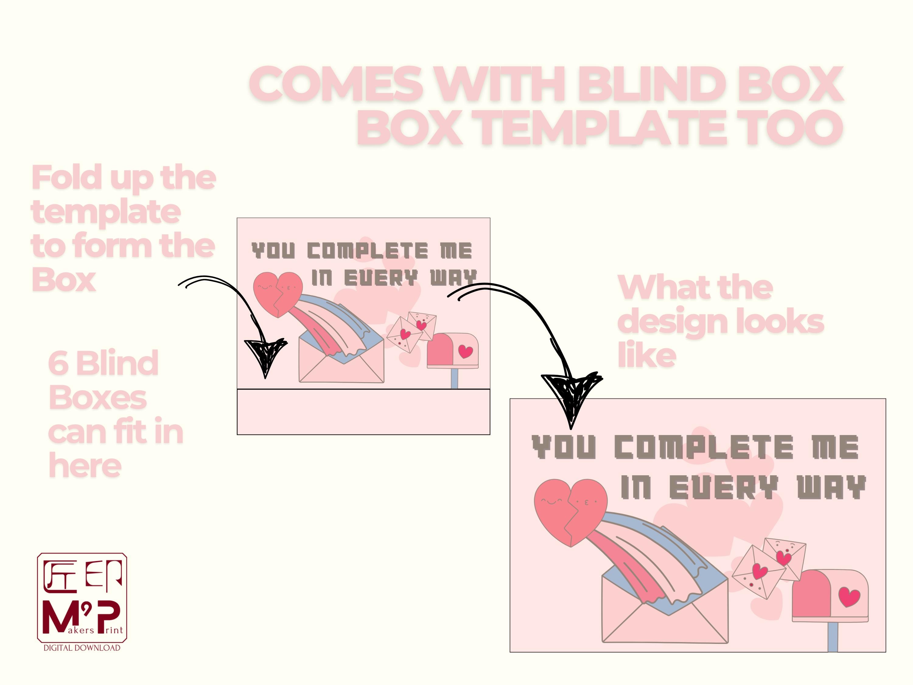 Custom Blind Box Template: DIY Personalized Proposal Gift for Her ...