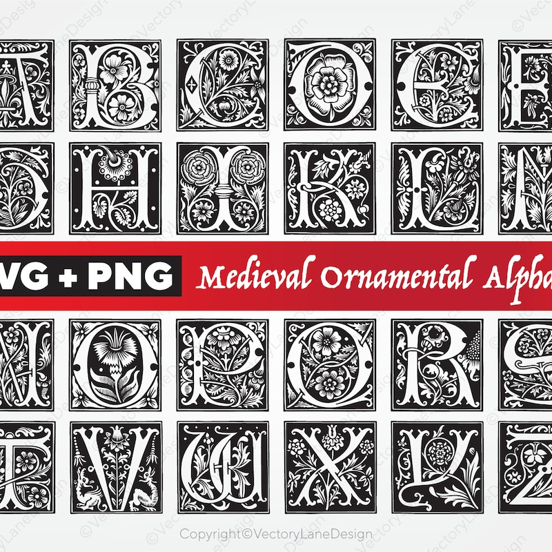 Medieval Manuscript Fonts - Etsy