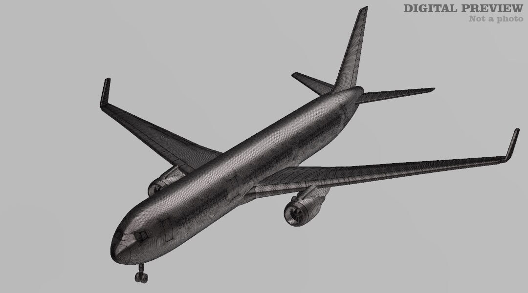 Boeing 767-400 winglets 3D Printed Model - Etsy