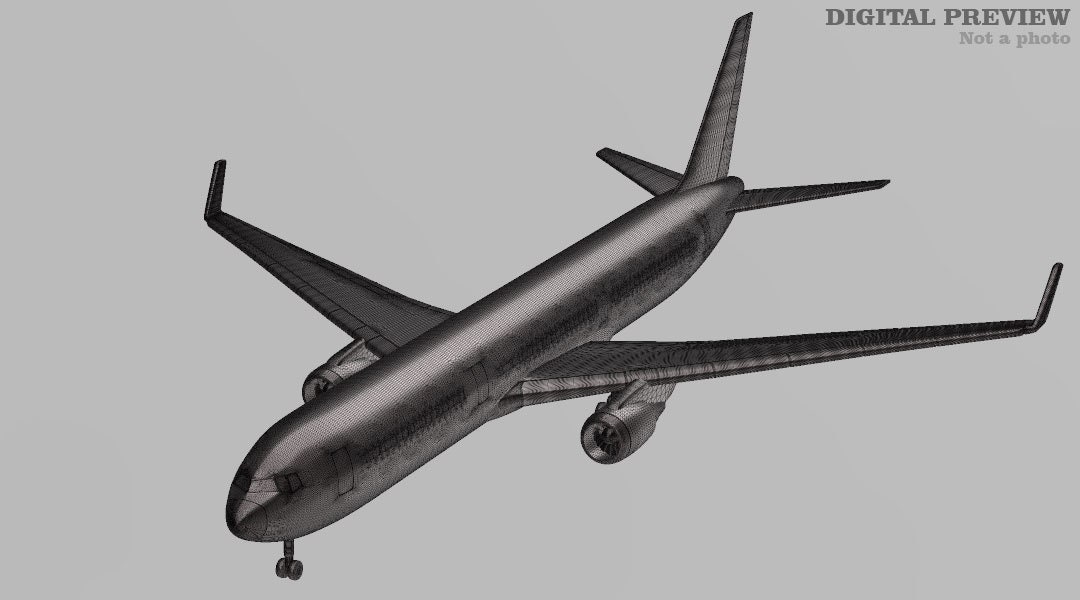 Boeing 767-400 winglets 3D Printed Model - Etsy