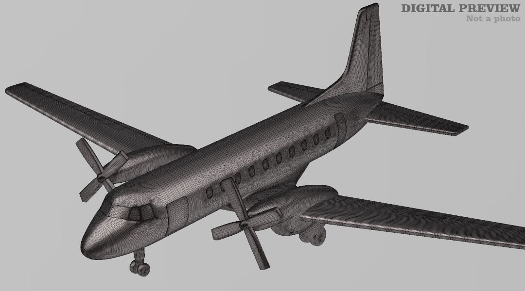 Hawker Siddeley HS-748 3D Printed Model - Etsy