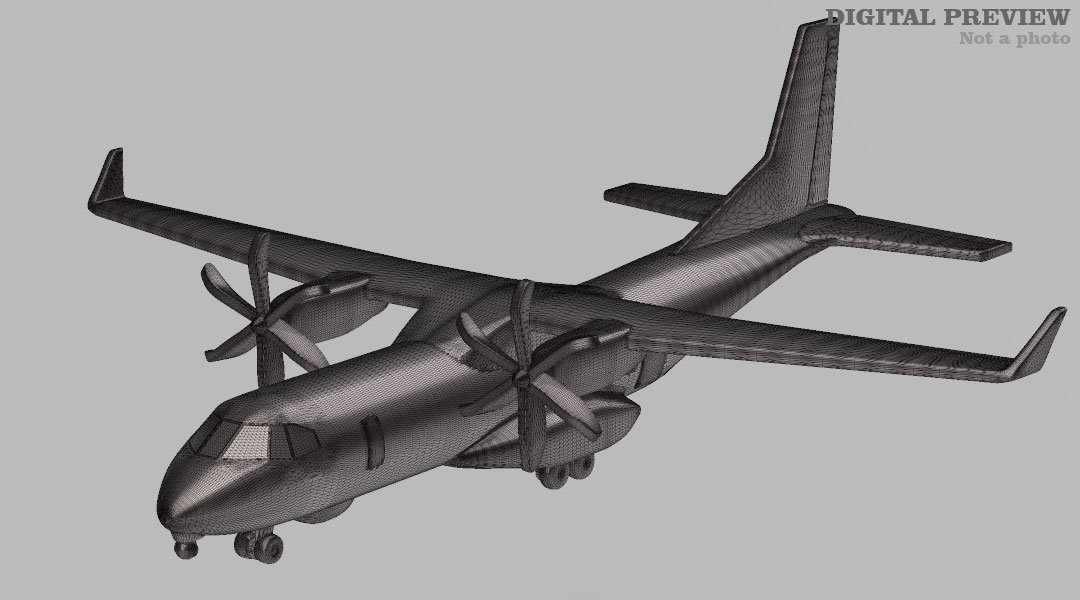 CASA CC-295 Kingfisher 3D Printed Model - Etsy