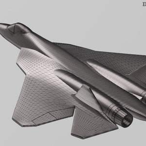 Sukhoi Su-57 PAK FA 3D Printed Model - Etsy