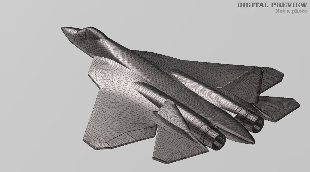 Sukhoi Su-57 PAK FA 3D Printed Model - Etsy
