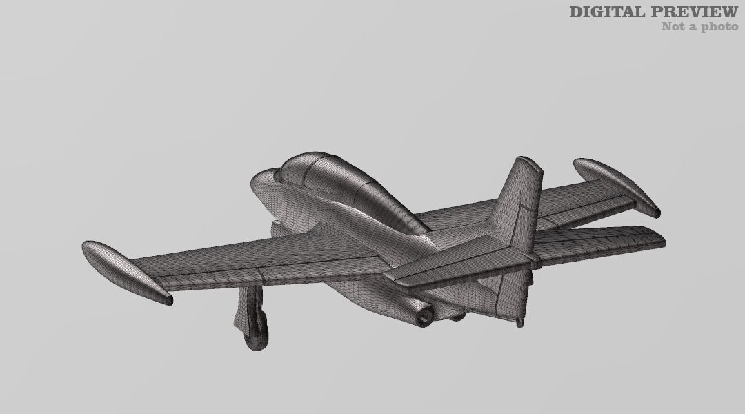 North American T-2C Buckeye 3D Printed Model - Etsy