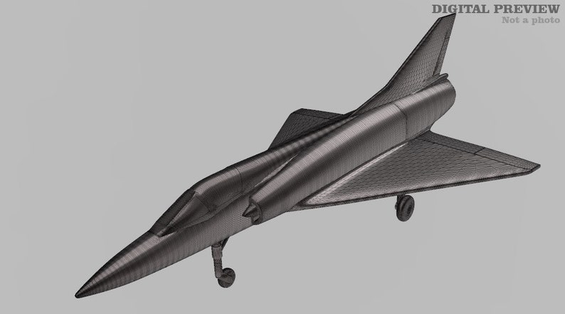 Dassault Mirage III EA 3D Printed Model - Etsy