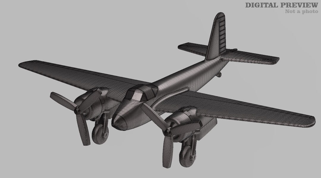 FMA Iae-24 Calquin 3D Printed Model - Etsy