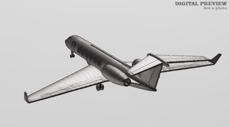 Gulfstream G550 3D Printed Model - Etsy Israel