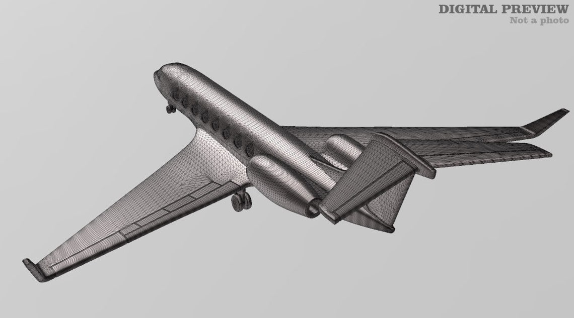 Gulfstream G650 3D Printed Model - Etsy Canada