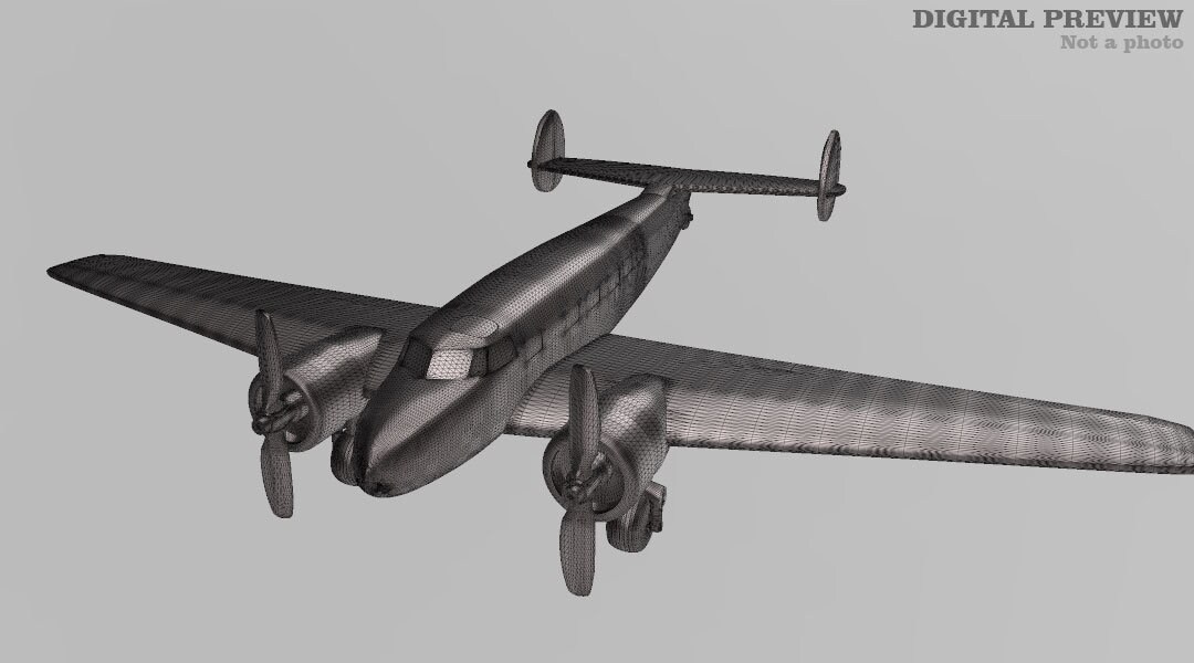 Lockheed Model 10 Electra 3D Printed Model - Etsy