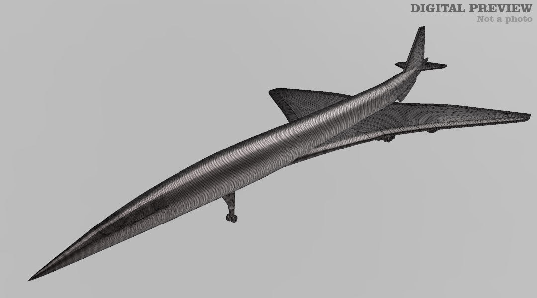 Boeing 2707-300 3D Printed Model - Etsy