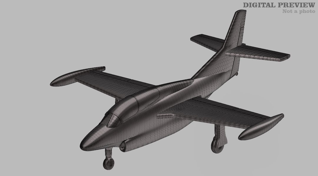 North American T-2C Buckeye 3D Printed Model - Etsy