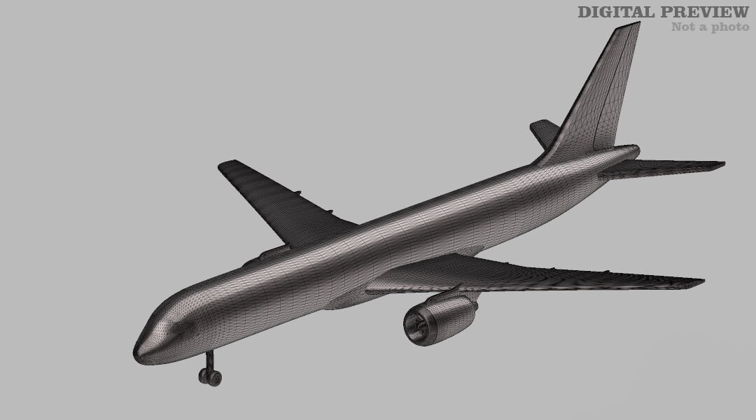 Boeing 757-200 3D printed model - Etsy Portugal