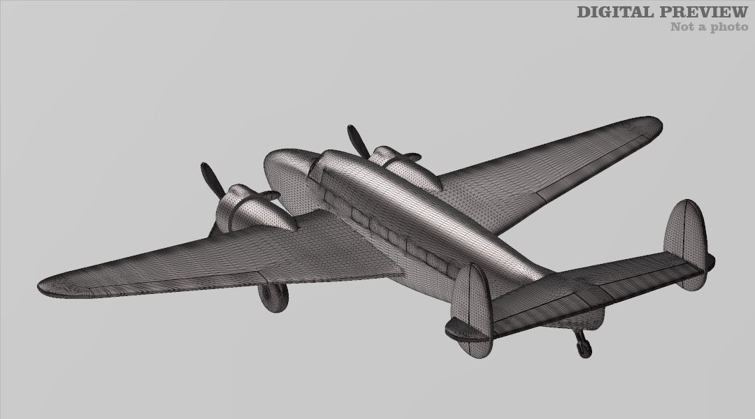 Lockheed Model 18 Lodestar 3D Printed Model - Etsy