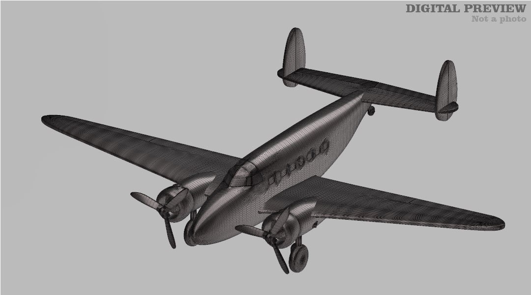 Lockheed Model 14 Super Electra 3D Printed Model - Etsy