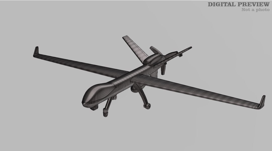 Predator Drone Drawing