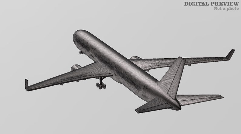 Boeing 767-400 winglets 3D Printed Model - Etsy