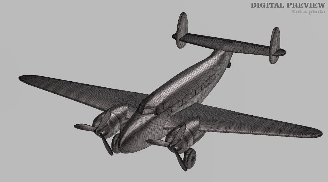 Lockheed Model 18 Lodestar 3D Printed Model - Etsy