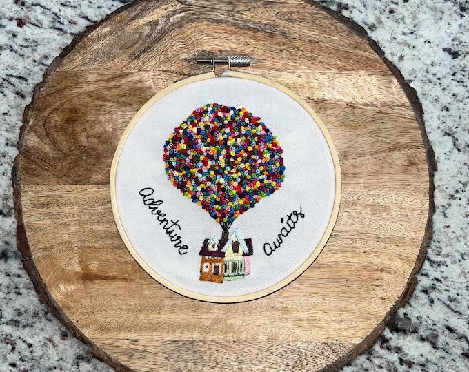 Up Disney Pixar Hand Embroidery - Etsy