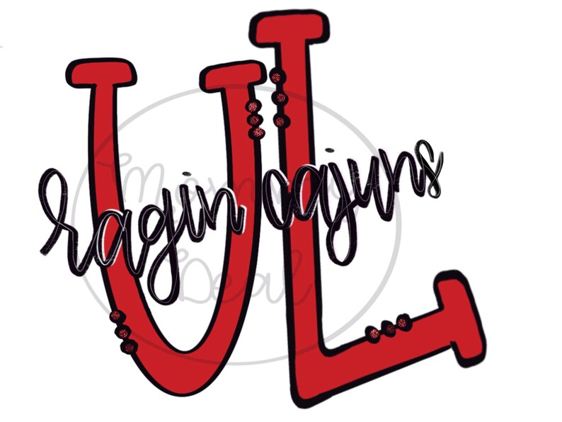 University of Louisiana PNG - Etsy