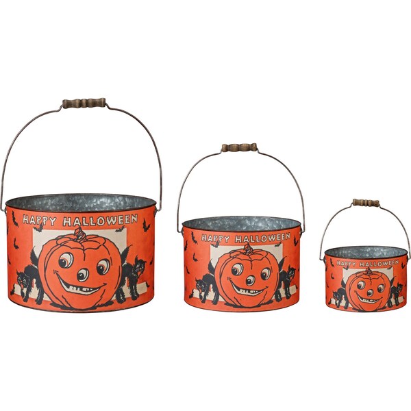 Halloween Bucket - Etsy