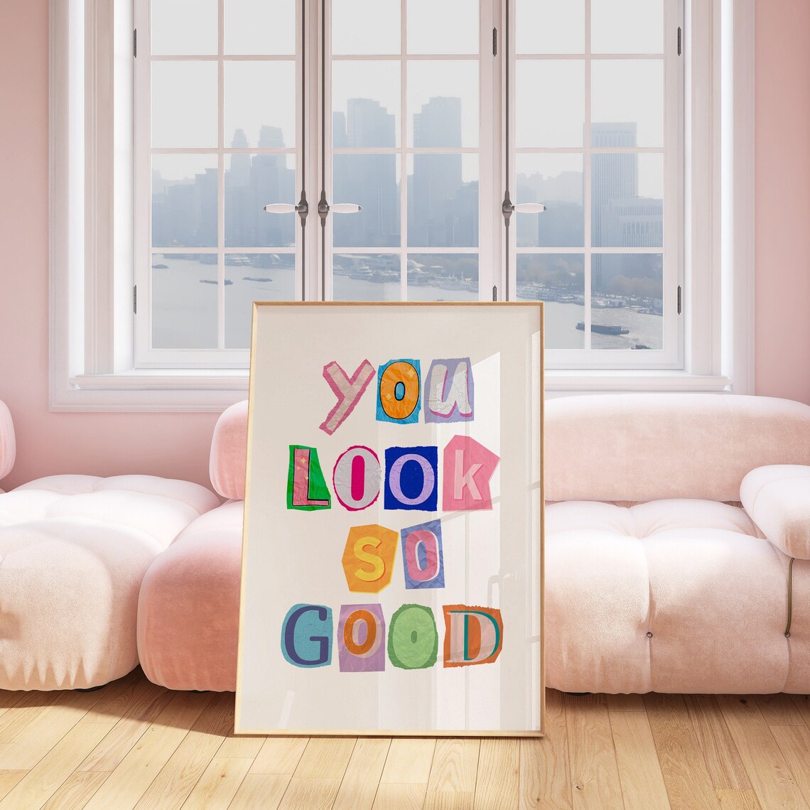 Trendy You Look so Good Wall Art Print Poster Y2K Wall Art - Etsy