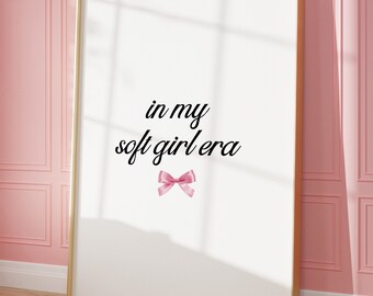 Coquette Room Decor Balletcore Wall Art Wall Art Grandmillenial Bow Art ...