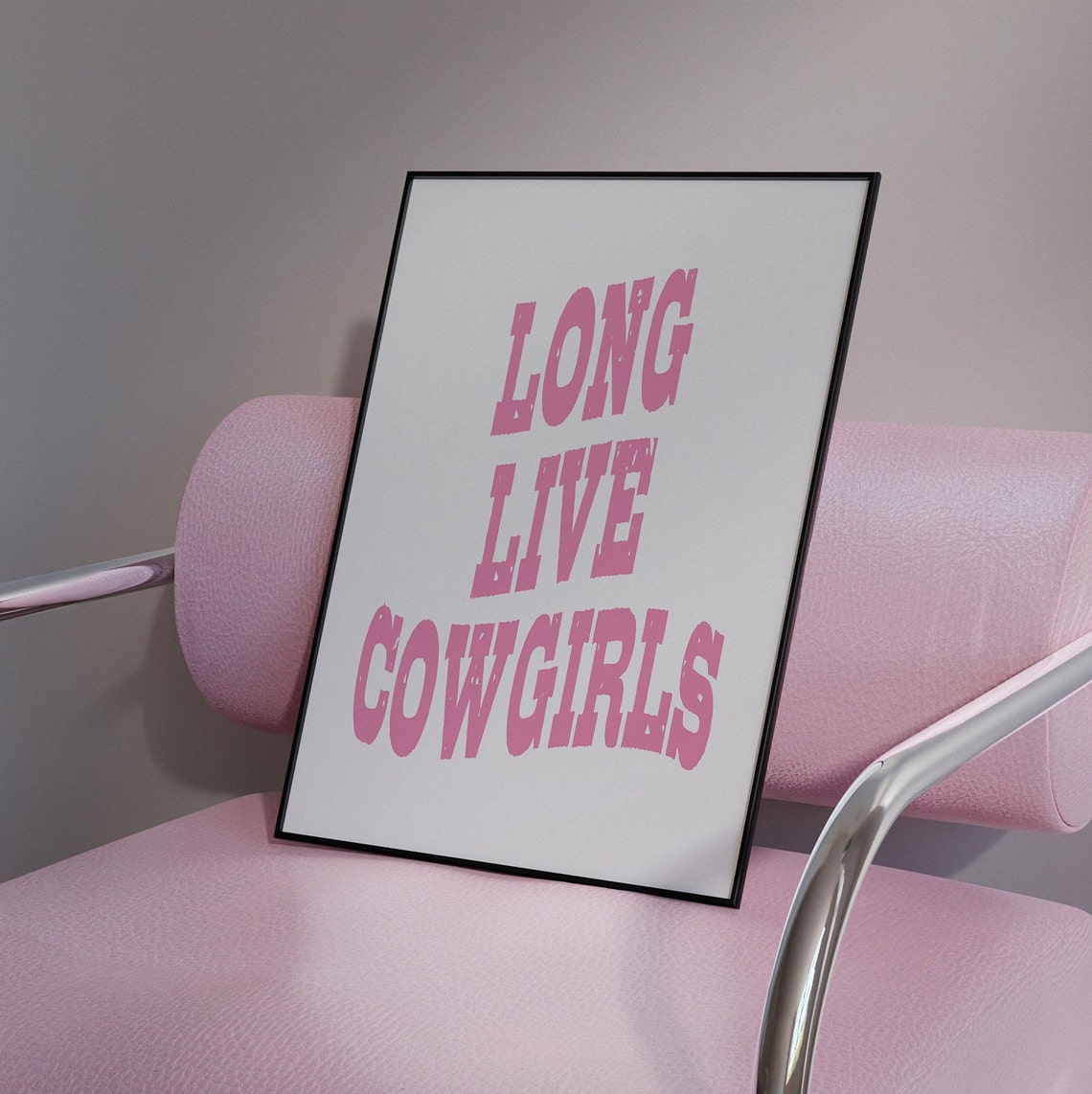 Long Live Cowgirls Wall Art Print Trendy Cowgirl Wall Art Cowgirl ...